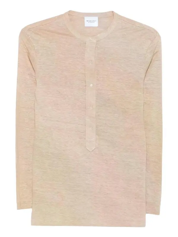 MARANT ETOILE Lucy Button-down T-shirt - Neutrals