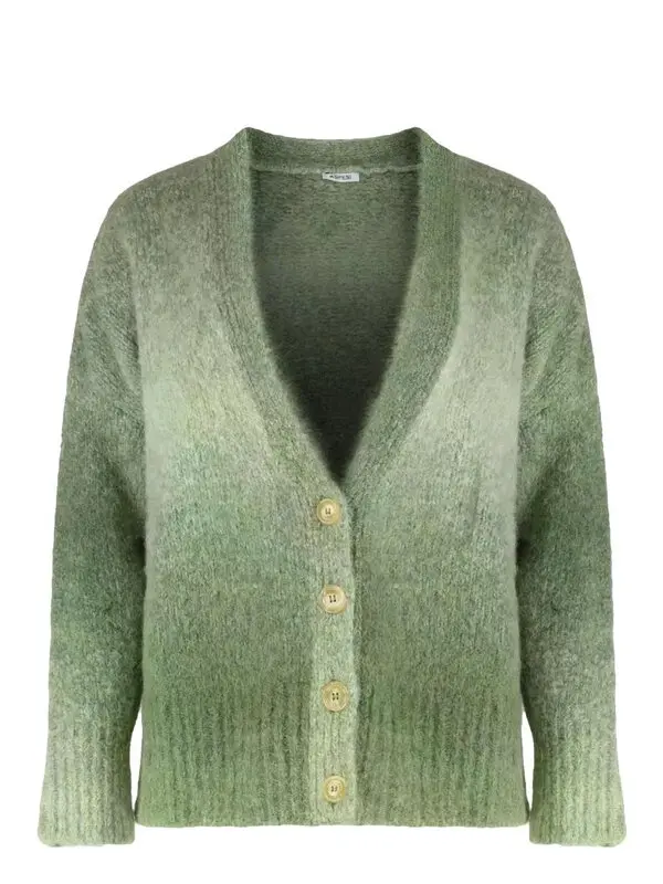 Aspesi Button-up Cardigan - Green