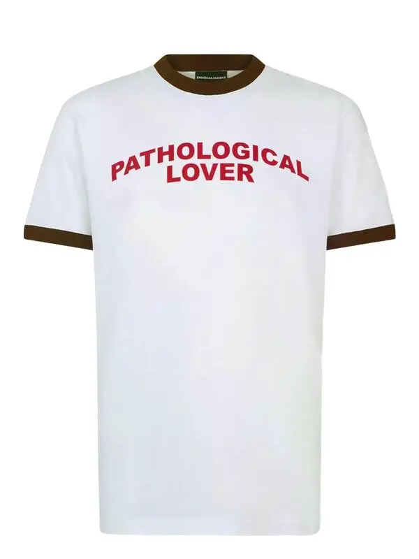 Dsquared2 Pathological Lover Ringer T-shirt - White