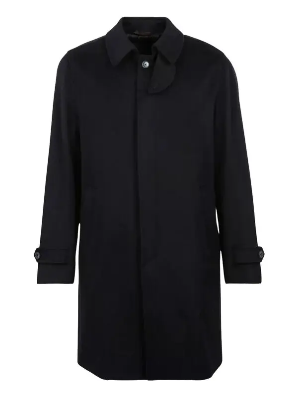 Herno Buttoned Coat - Blue