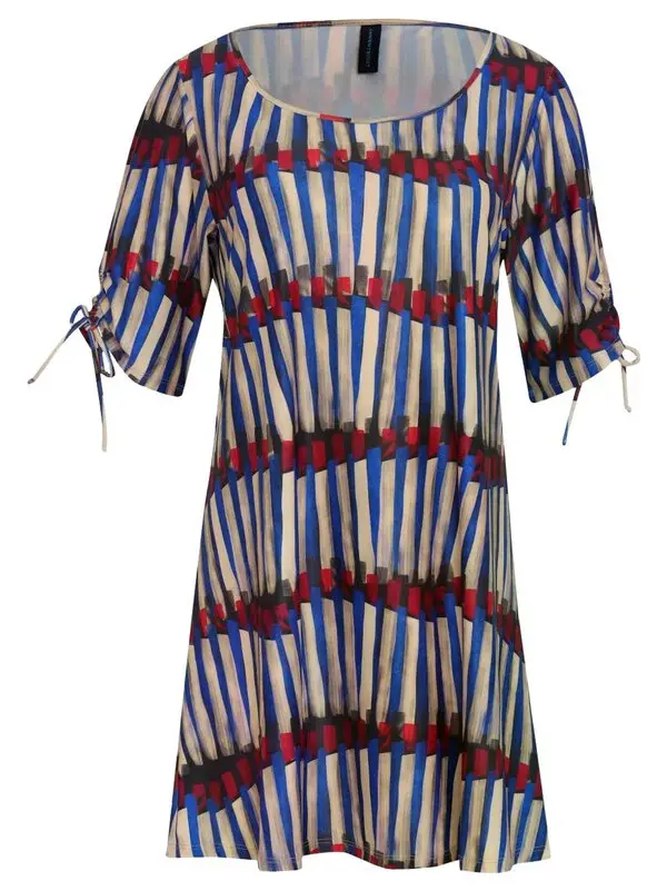 LYGIA & NANNY Batuira Striped Mini Dress - Blue