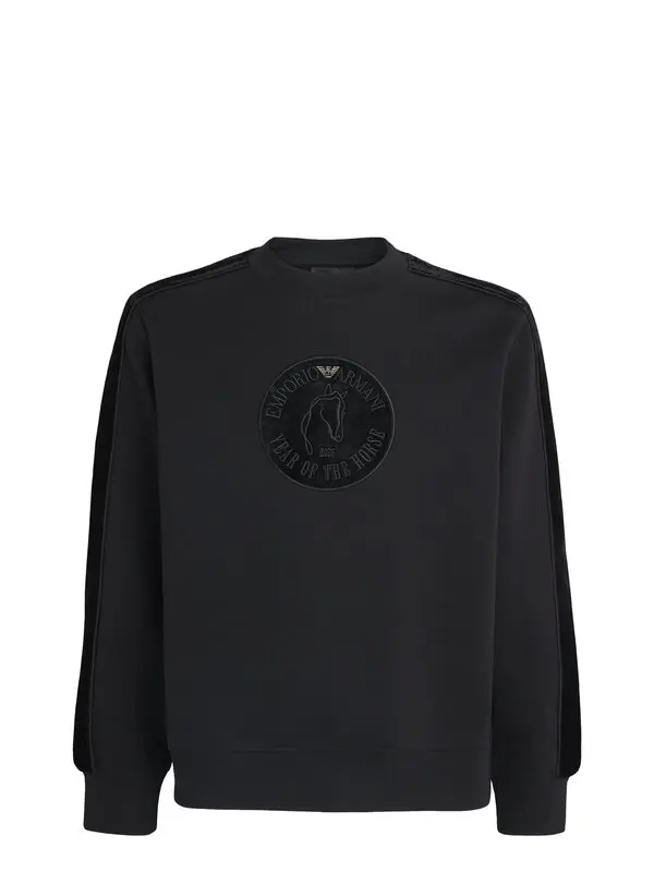 Emporio Armani Year Of The Horse Sweatshirt - Black