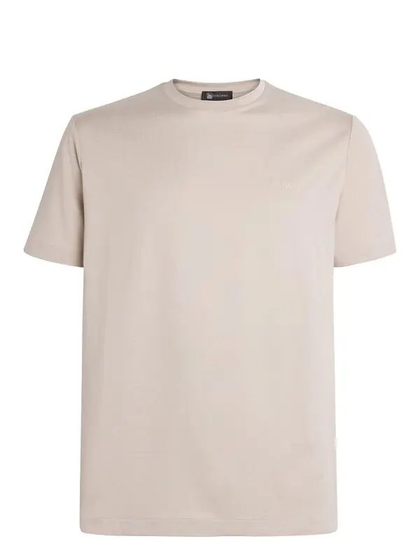 Colombo Silk-cotton T-shirt - Beige