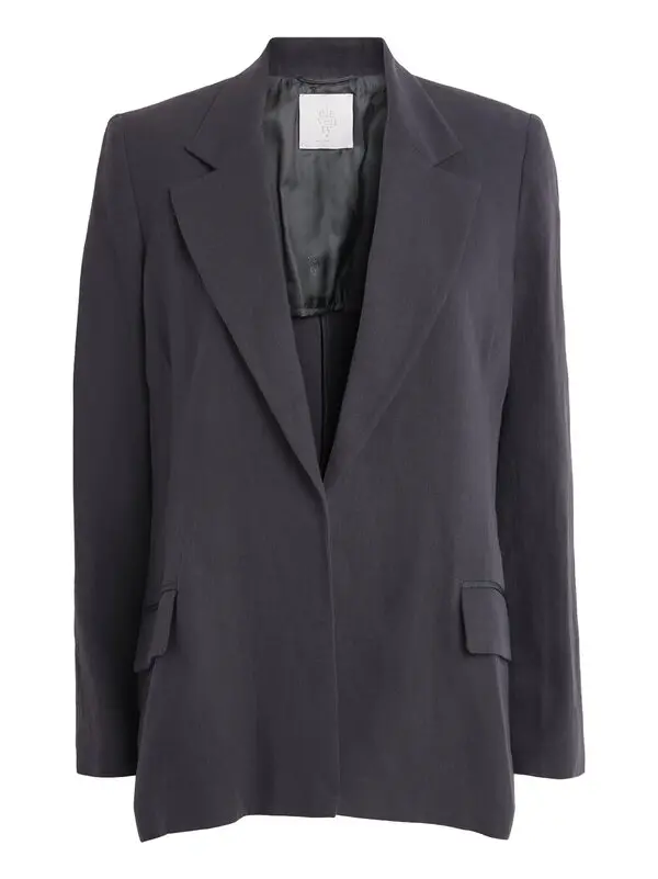 Eleventy Linen Blazer - Grey
