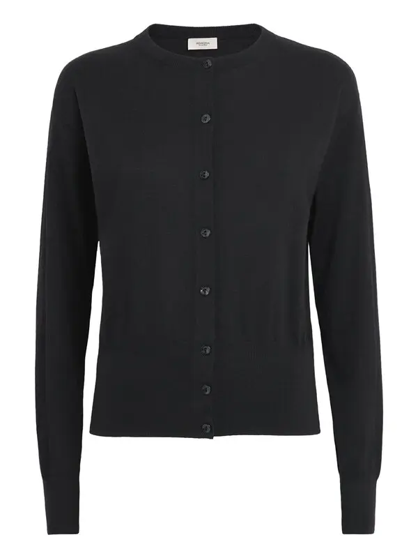 Agnona Cashmere Cardigan - Black