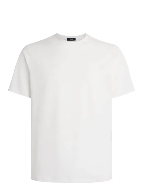 Herno Stretch-cotton T-shirt - White