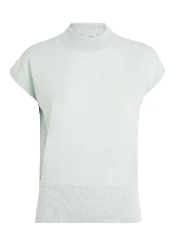 Agnona Cashmere Short-sleeve Sweater - Green