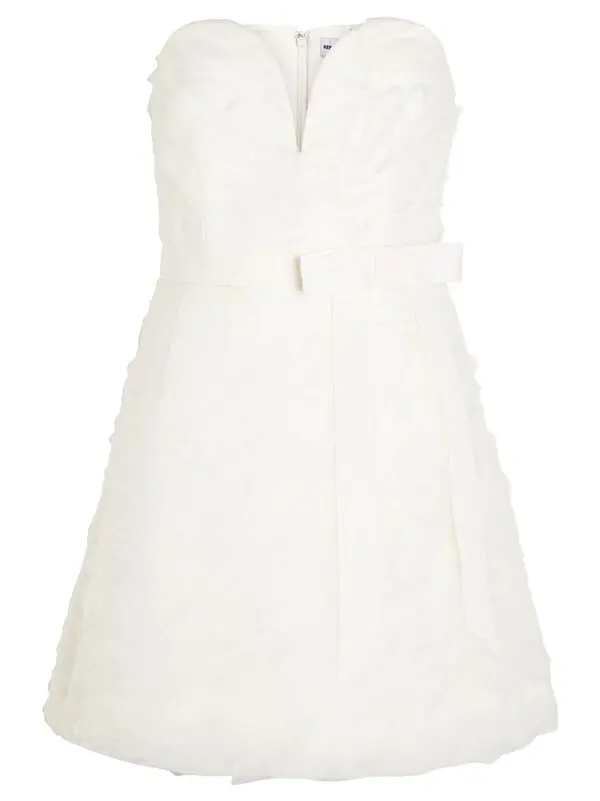 Rebecca Vallance Willow Strapless Mini Dress - Ivory
