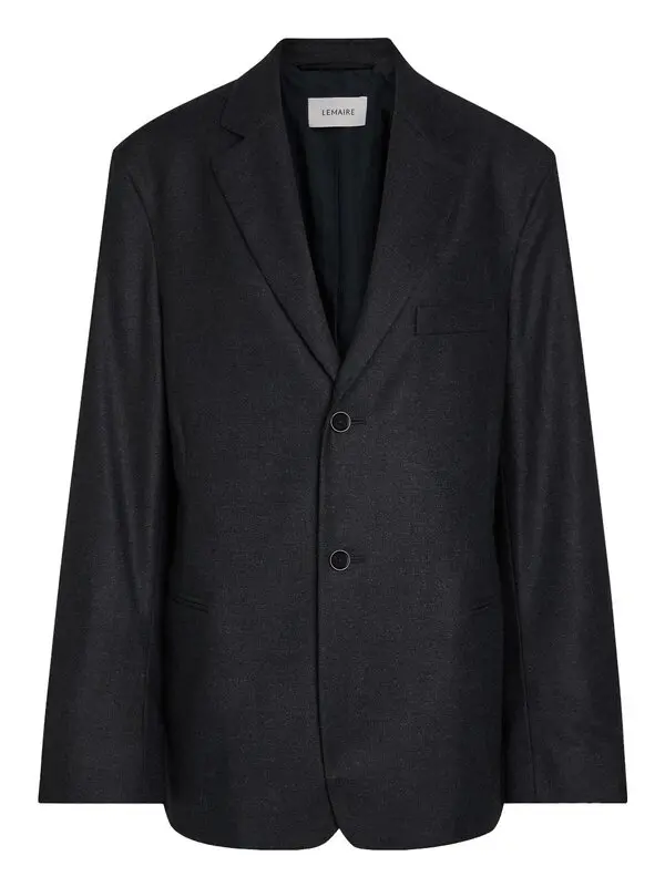 LEMAIRE Cashmere-blend Blazer - Anthracite