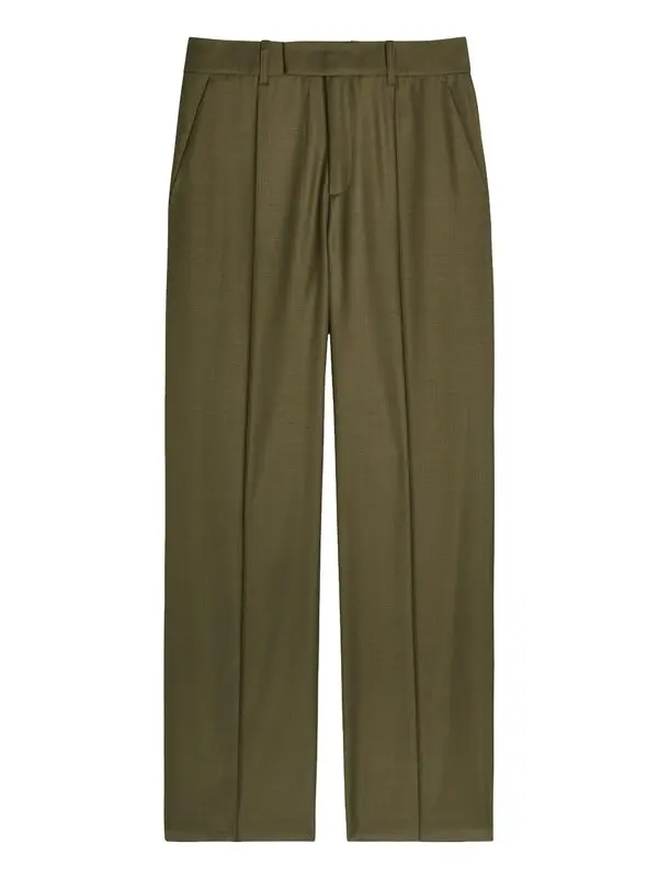Ronny Kobo Rowley Straight-leg Trousers - Green