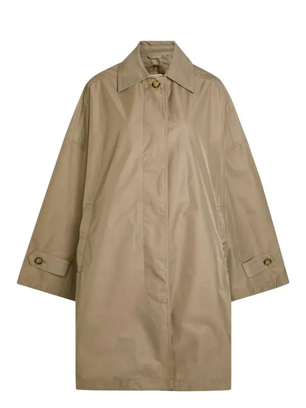 TOTEME Taffeta Coat - Taupe