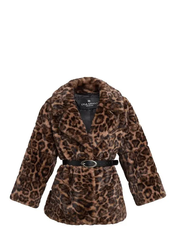 Gorski Leopard-print Faux Mink Jacket - Lprd Print