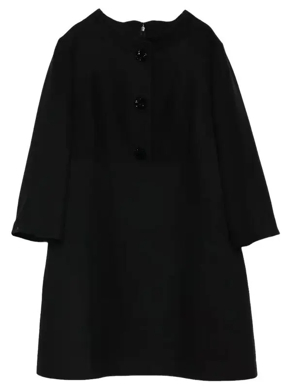 Valentino Garavani Button Mini Dress - Black