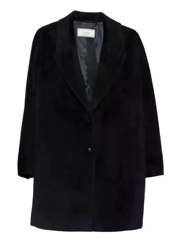 Peserico Single-breasted Coat - Blue