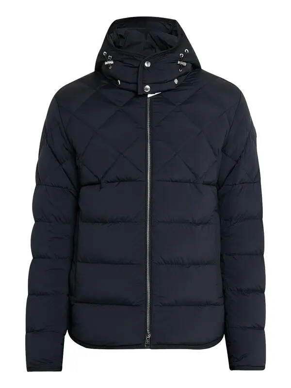 Moncler Cecauld Hooded Down Jacket - Navy