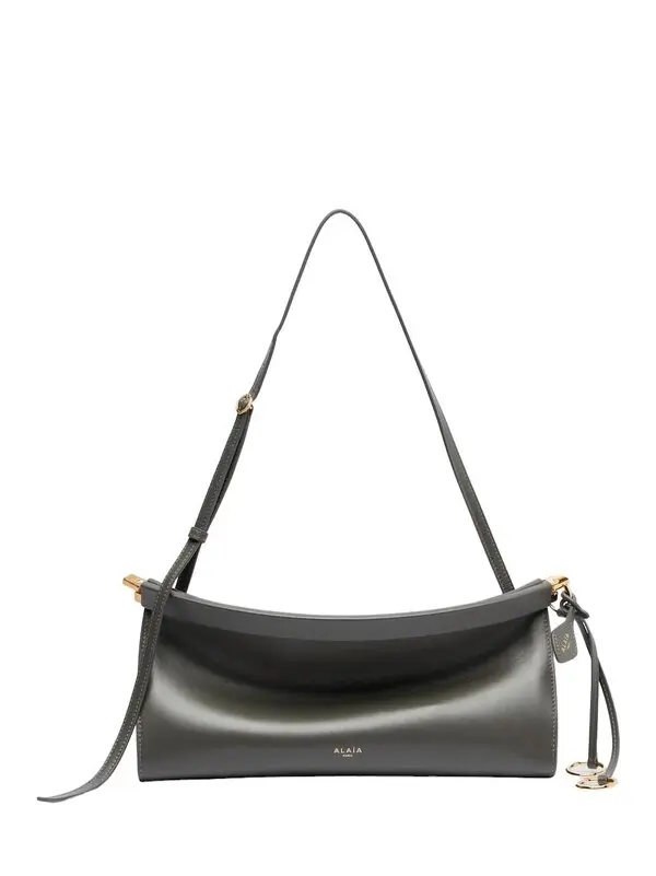Alaïa Le Click East West Medium Shoulder Bag - Grey