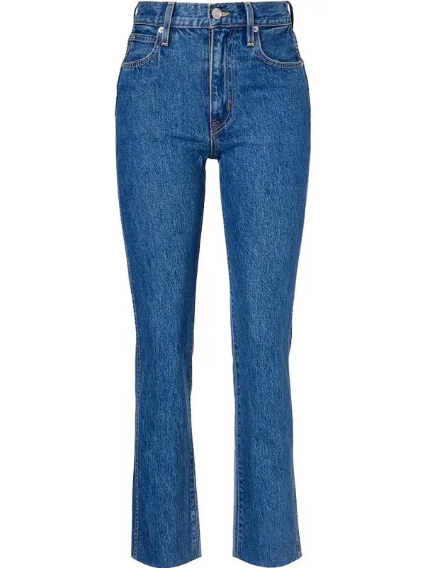 SLVRLAKE Hero Cropped Slim Jeans - Blue