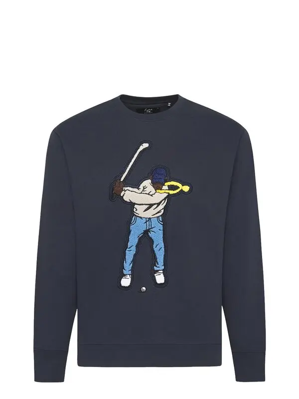 EASTSIDE GOLF Swingman Core Fleece Sweatshirt - Midnight Navy