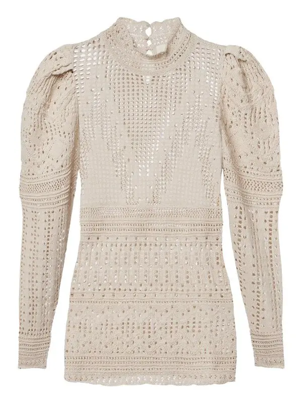 Isabel Marant Dahara Open-knit Sweater - Beige