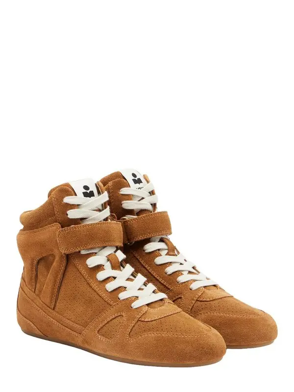 Isabel Marant Senny High-top Sneakers - Beige