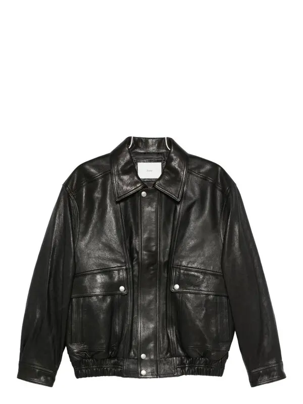 DUNST Leather Jacket - Black