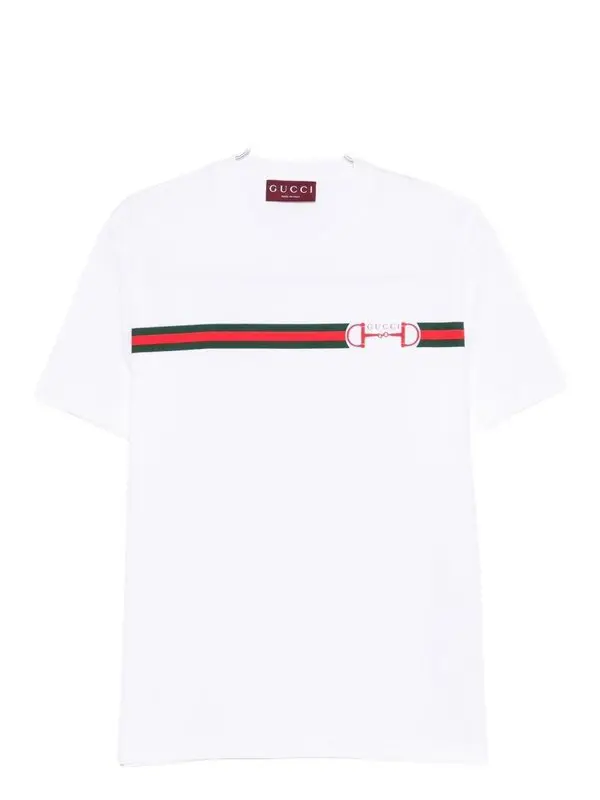 Gucci Logo Cotton T-shirt - White