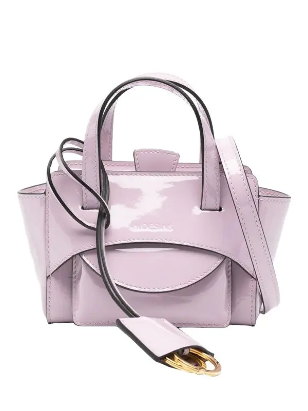 HIDESINS Flap Xs Leather Tote Bag - Purple