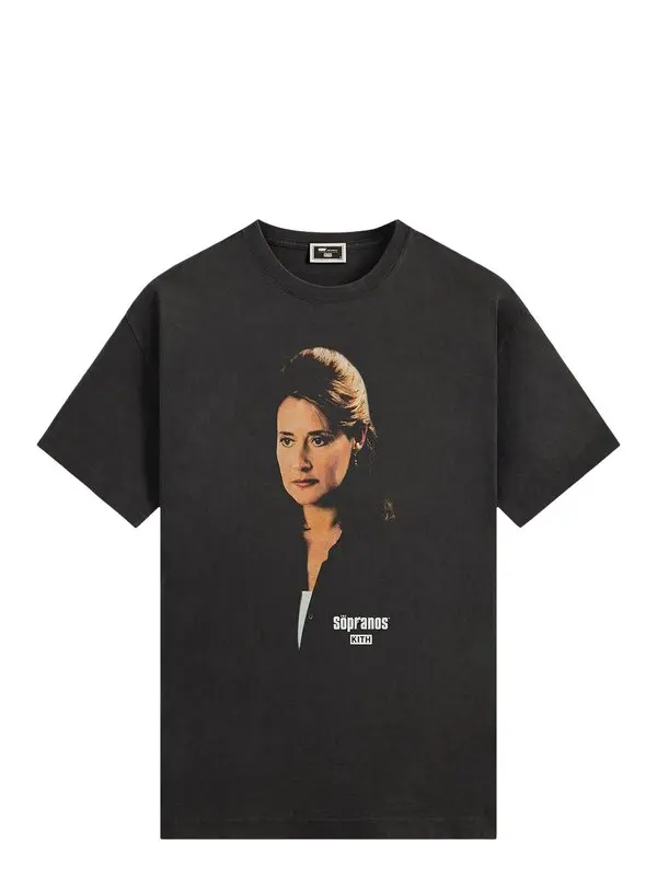 Kith For The Sopranos Jennifer Vignette Vintage Tee - Black