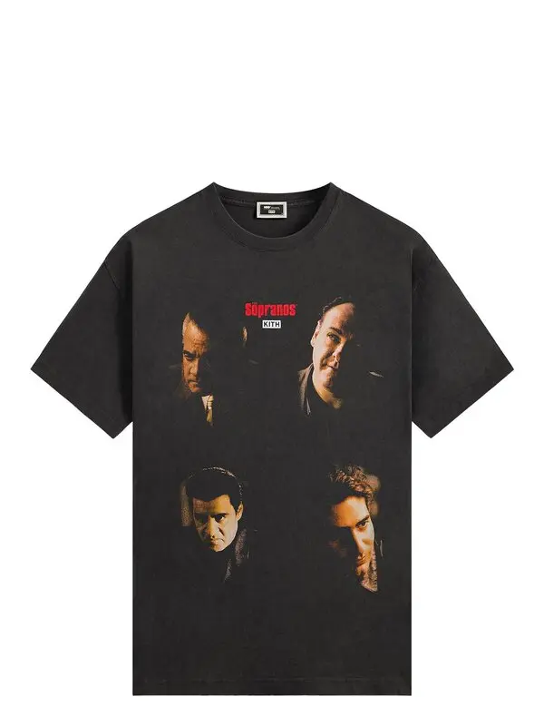 Kith For The Sopranos Vintage Tee - Black