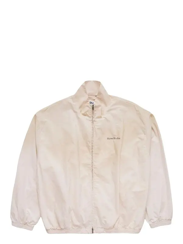 Acne Studios Logo Zipper Jacket - White
