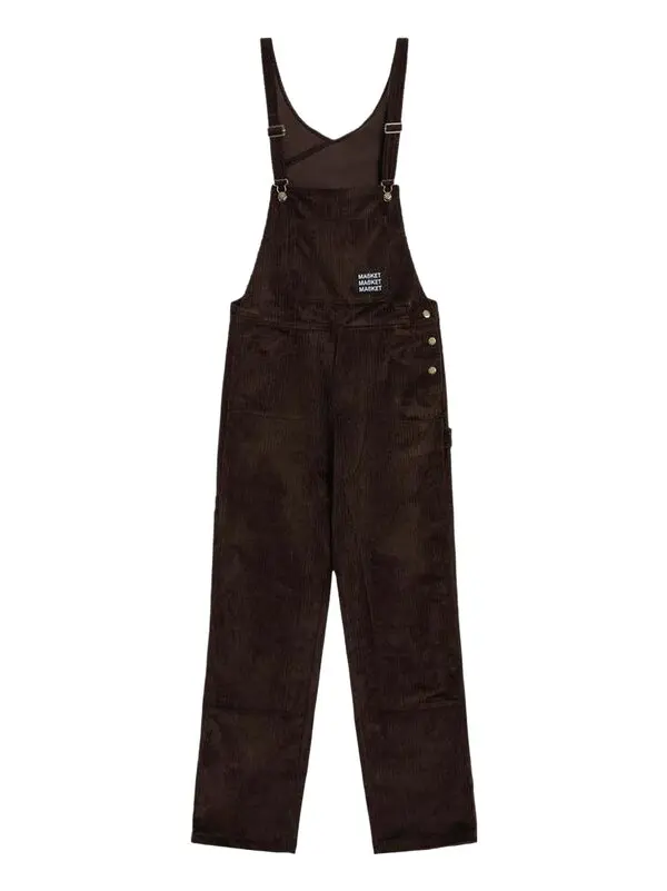 MARKET Velvet Overalls - Brown
