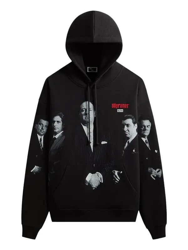 Kith For The Sopranos Arched Character Nelson Hoodie - Black