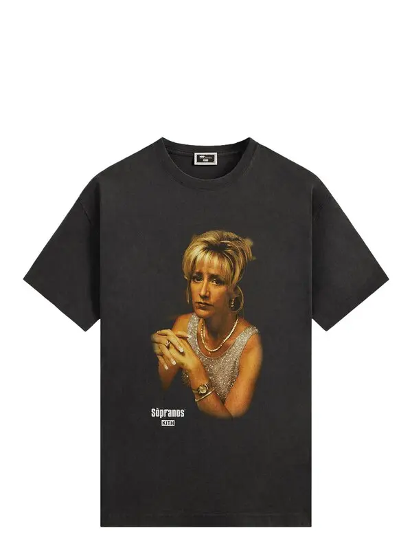 Kith For The Sopranos Carmela Vignette Vintage Tee - Black