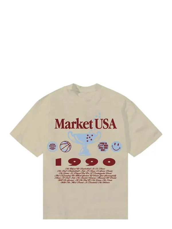 MARKET Smiley 1990 T-shirt - Tan
