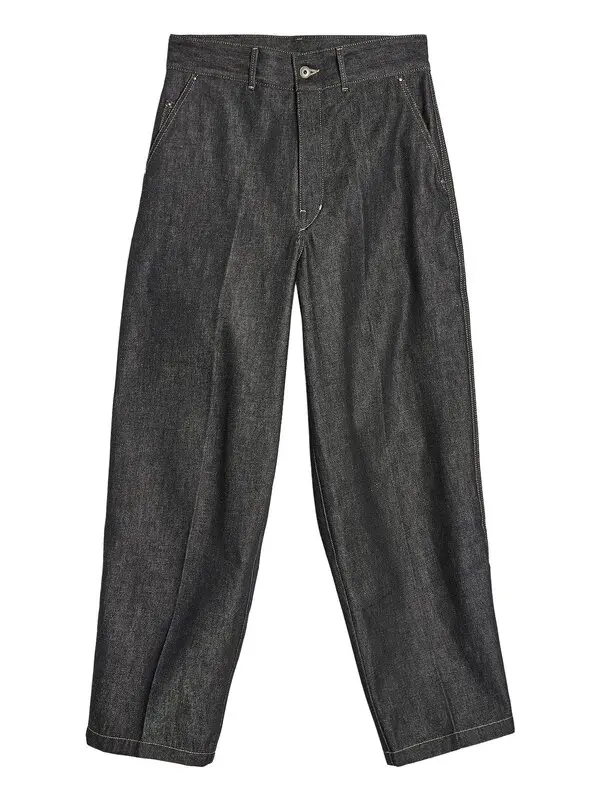 LEMAIRE Maxi Barrel Workwear Pants - Grey