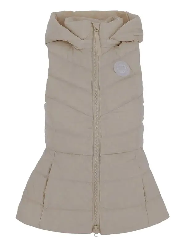 Canada Goose Clair Logo Patch Vest - Cream