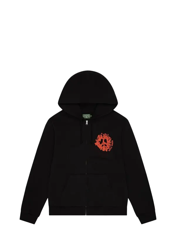 DENIM TEARS Denim University Zip Hoodie - Black