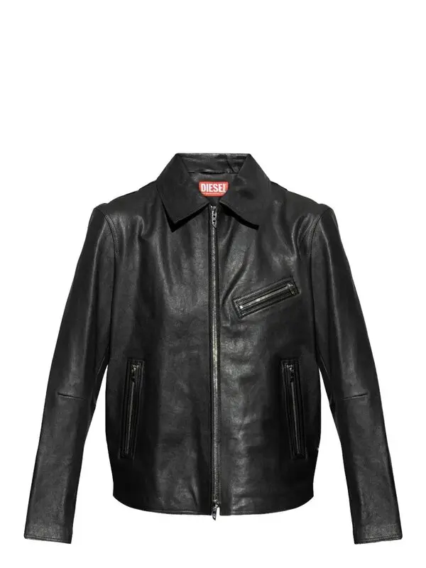 Diesel L-korn-wrd Jacket - Black