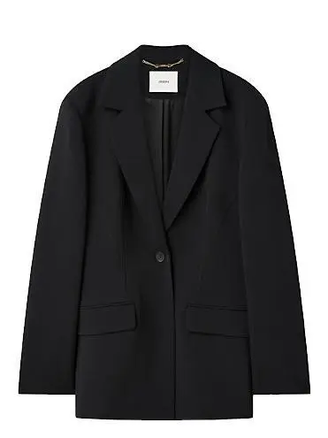 JOSEPH Comfort Cady Woven Jacket - Black