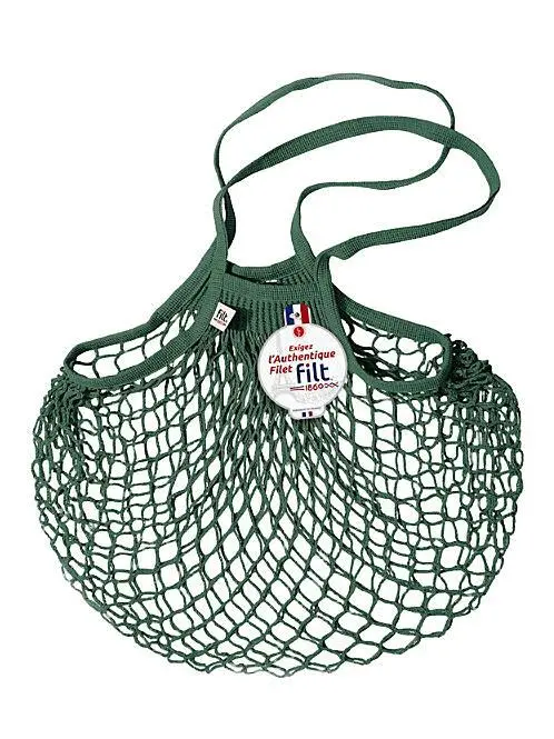 FILT Long 220 Shopping Cotton Net Bag - Green Foret