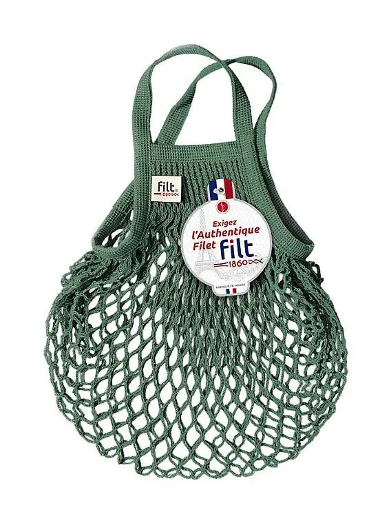 FILT Mini Cotton Net Shopper - Green Foret