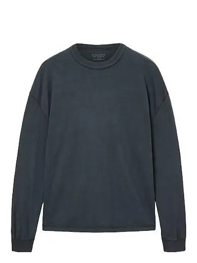 ALLSAINTS Cole Crewneck Cotton T-shirt - Washed Black