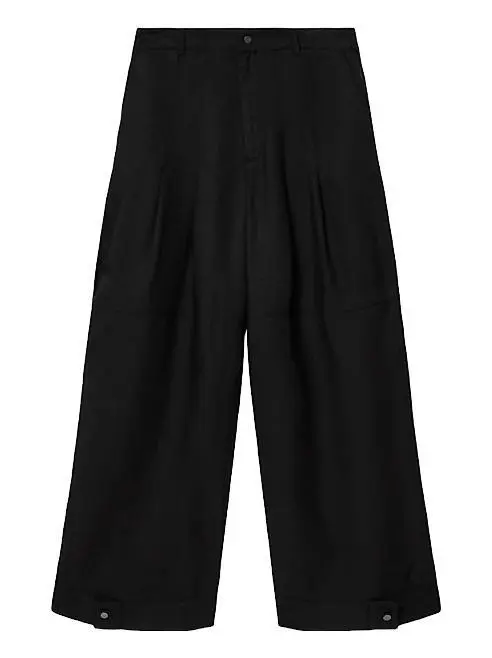 ALLSAINTS Sherell Barrel-leg High-rise Trousers - Black