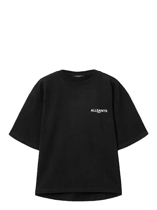 ALLSAINTS Halis Amelie Oversized-fit Cotton-jersey T-shirt - Black