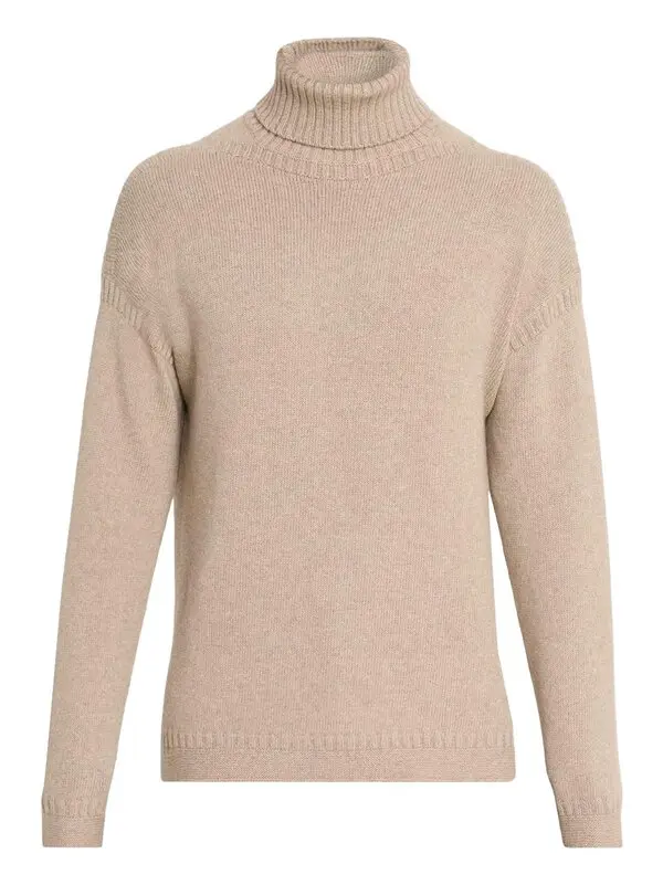 Loro Piana Tyne Cashmere Turtleneck Sweater - Volcanic Soil