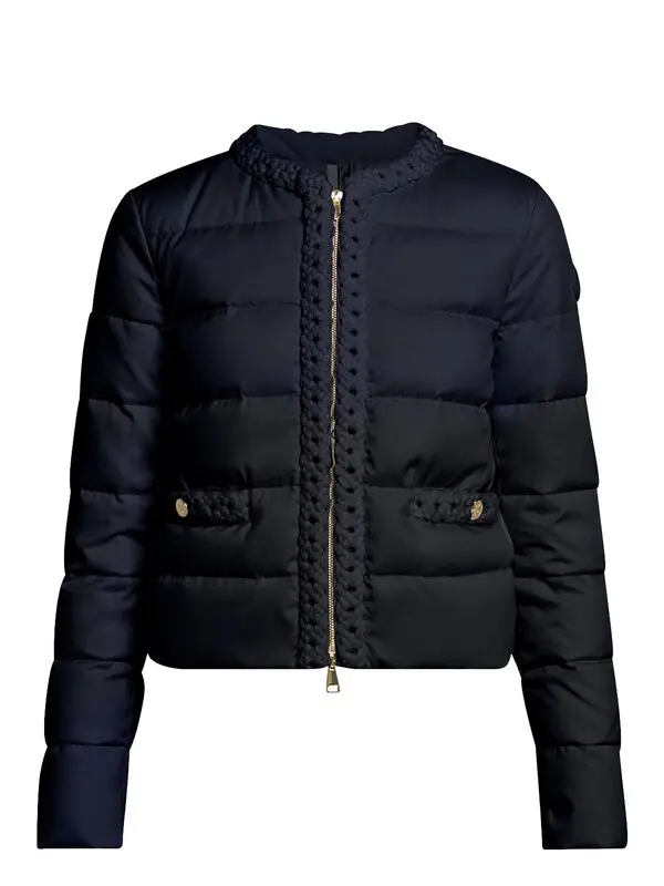 Moncler Maur Short Down Jacket - Navy