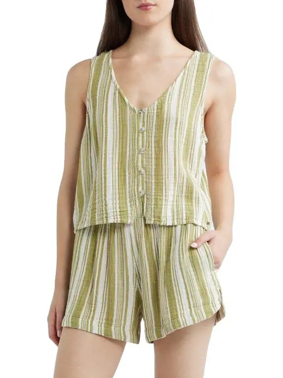 Rip Curl Premium Surf Stripe Camisole - Olive