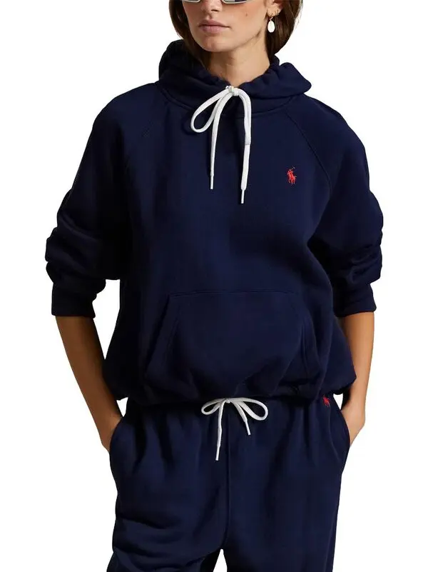 Polo Ralph Lauren Arctic Fleece Shrunken Fit Hoodie - Cruise Navy