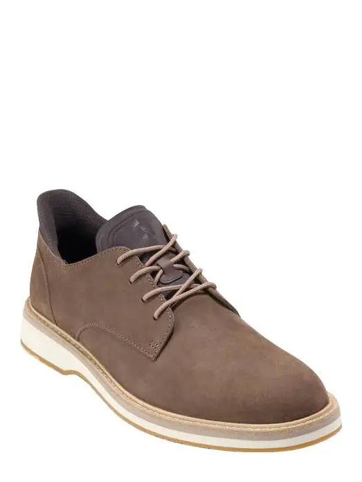 Cole Haan Mansfield Grand Plain Toe Derby - Truffle Nubuck/chocolate