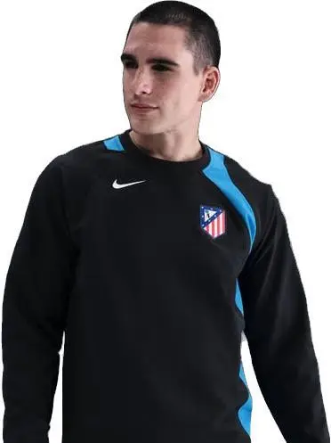 Nike Atletico De Madrid Third T90 Pullover Sweatshirt - Black